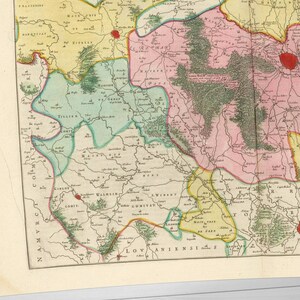 Old Map Brussels Bruxelles Brussel, Etterbeek, Anderlecht, Belgium ...