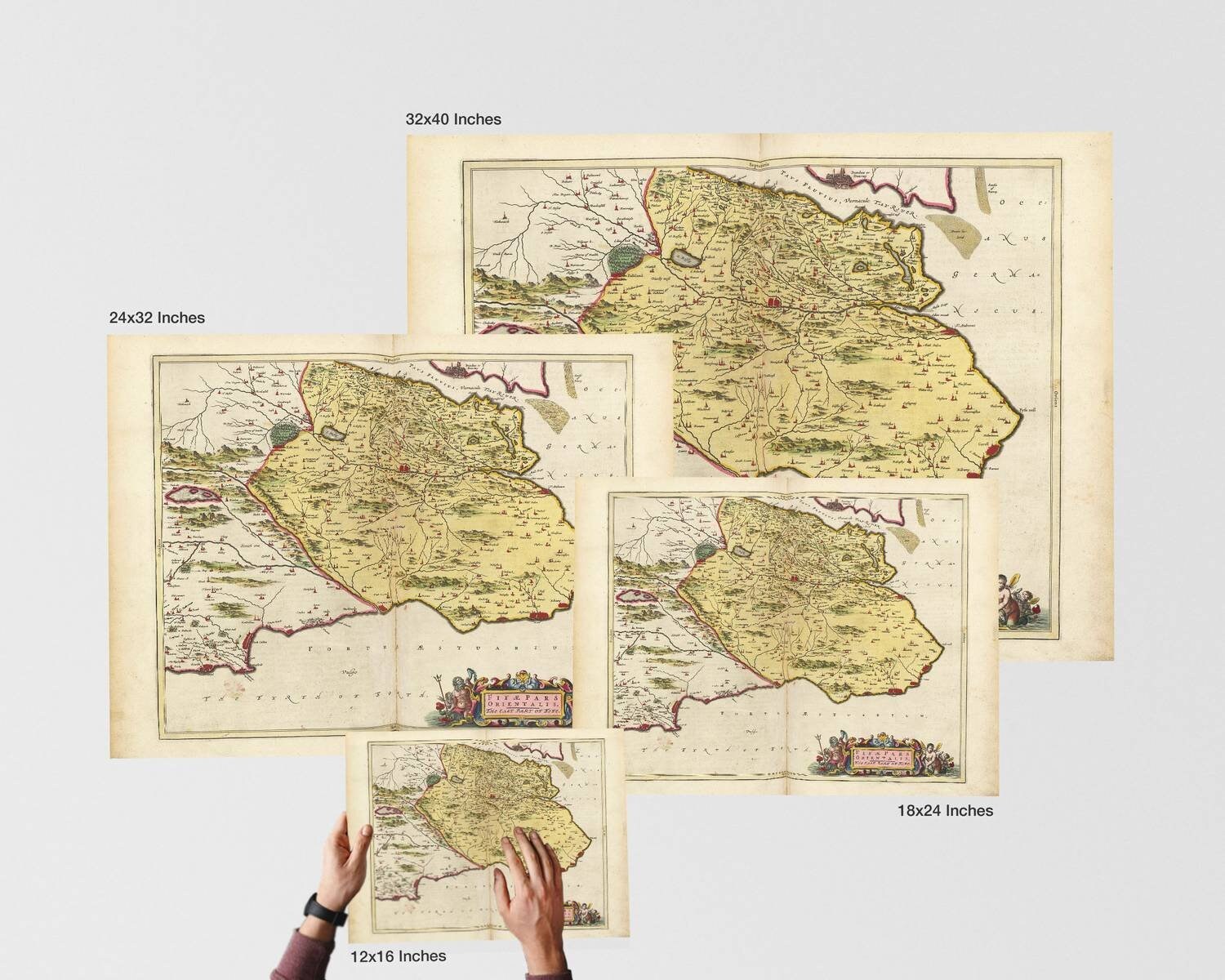 Old Map Fife | Methil, Leven, Glenrothes, Springfield, Kennoway, Fife ...