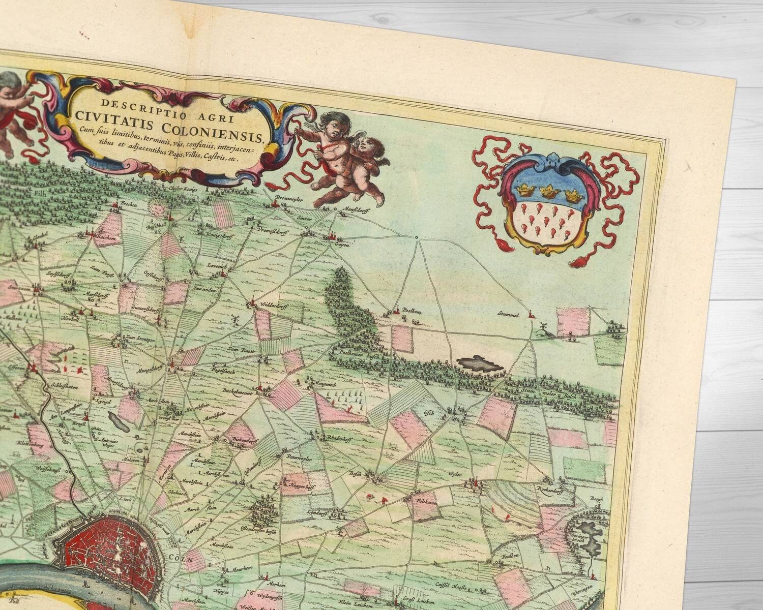 Map of North Rhine-westphalia | Kln, Hrth, Frechen, Pulheim, Leverkusen ...