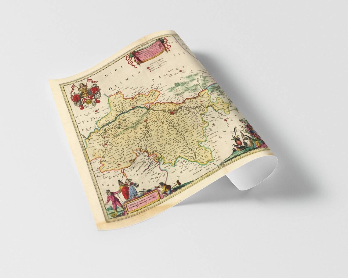 Lower Silesia Old Map Wrocaw, Jelcz Laskowice, Siechnice, Trzebnica ...