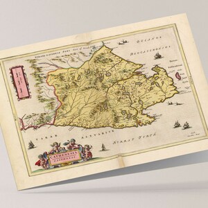 Caithness Old Map Watten Houstry Halkirk Wick Thurso - Etsy UK