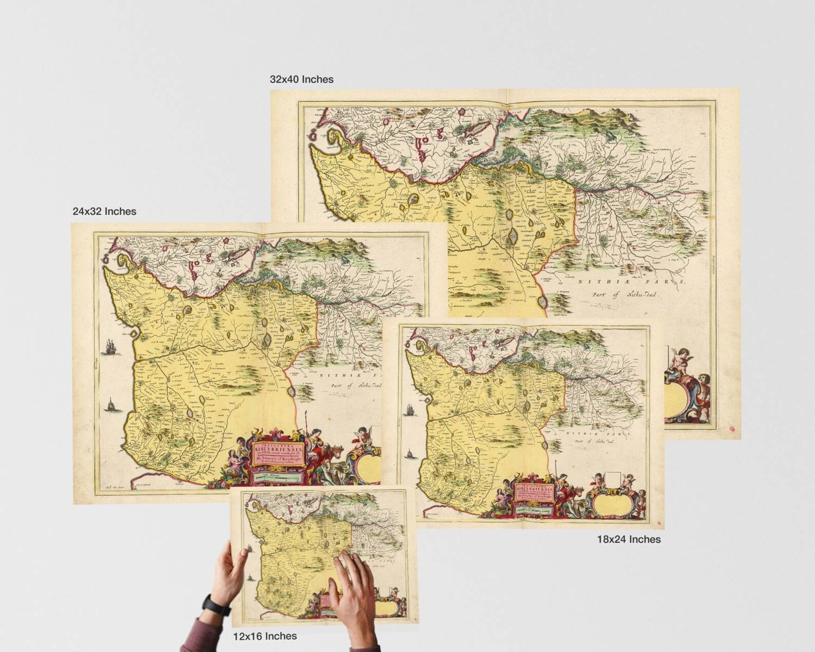 Map of Dumfries and Galloway | Kirkpatrick Durham, Balmaclellan ...
