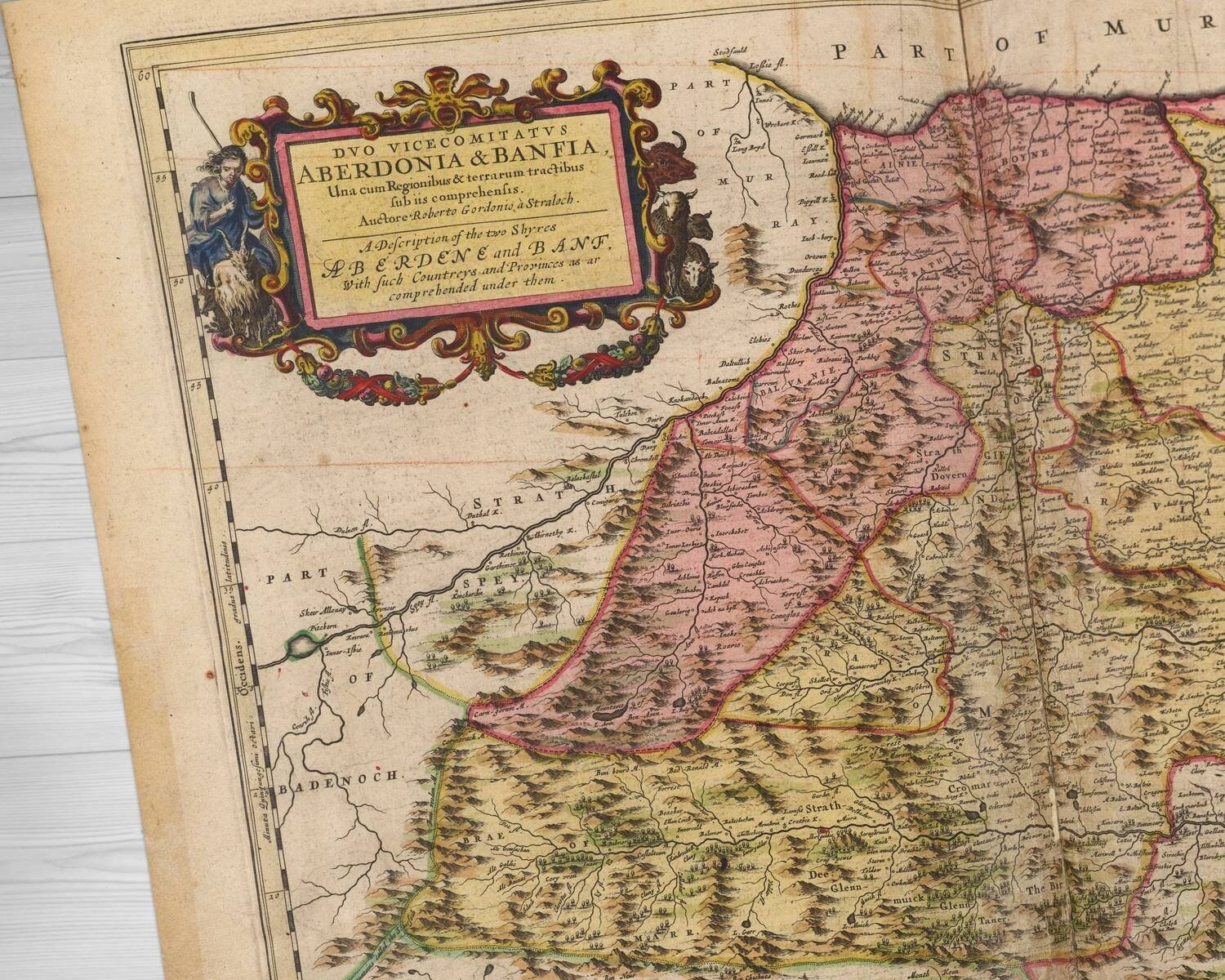 Aberdeenshire Old Map Alford, Inverurie, Rhynie, Gartly, Keig ...