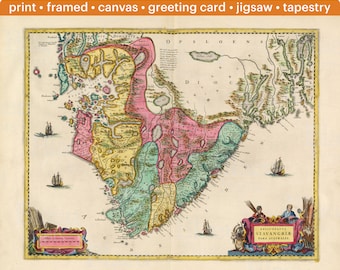 Map of Norway - Etsy