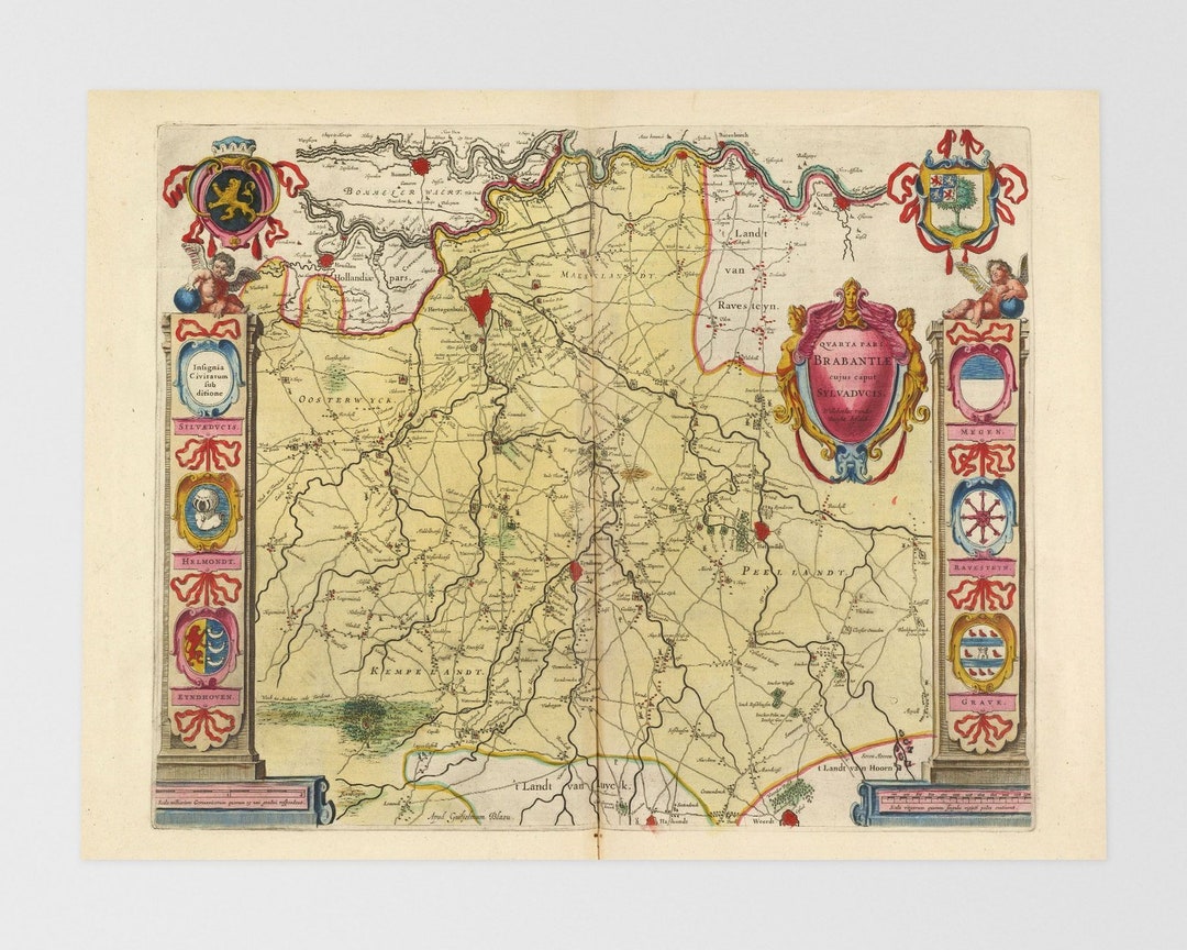 Map of North Brabant | Eindhoven, Nuenen, Sint Oedenrode, Son En ...