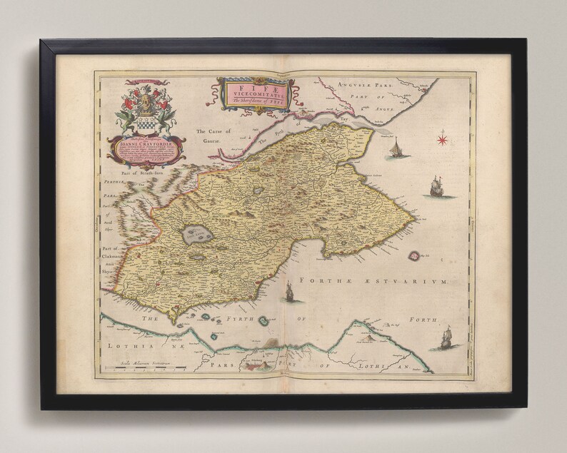 Fife Old Map Glenrothes Methil Markinch Cupar Leven - Etsy