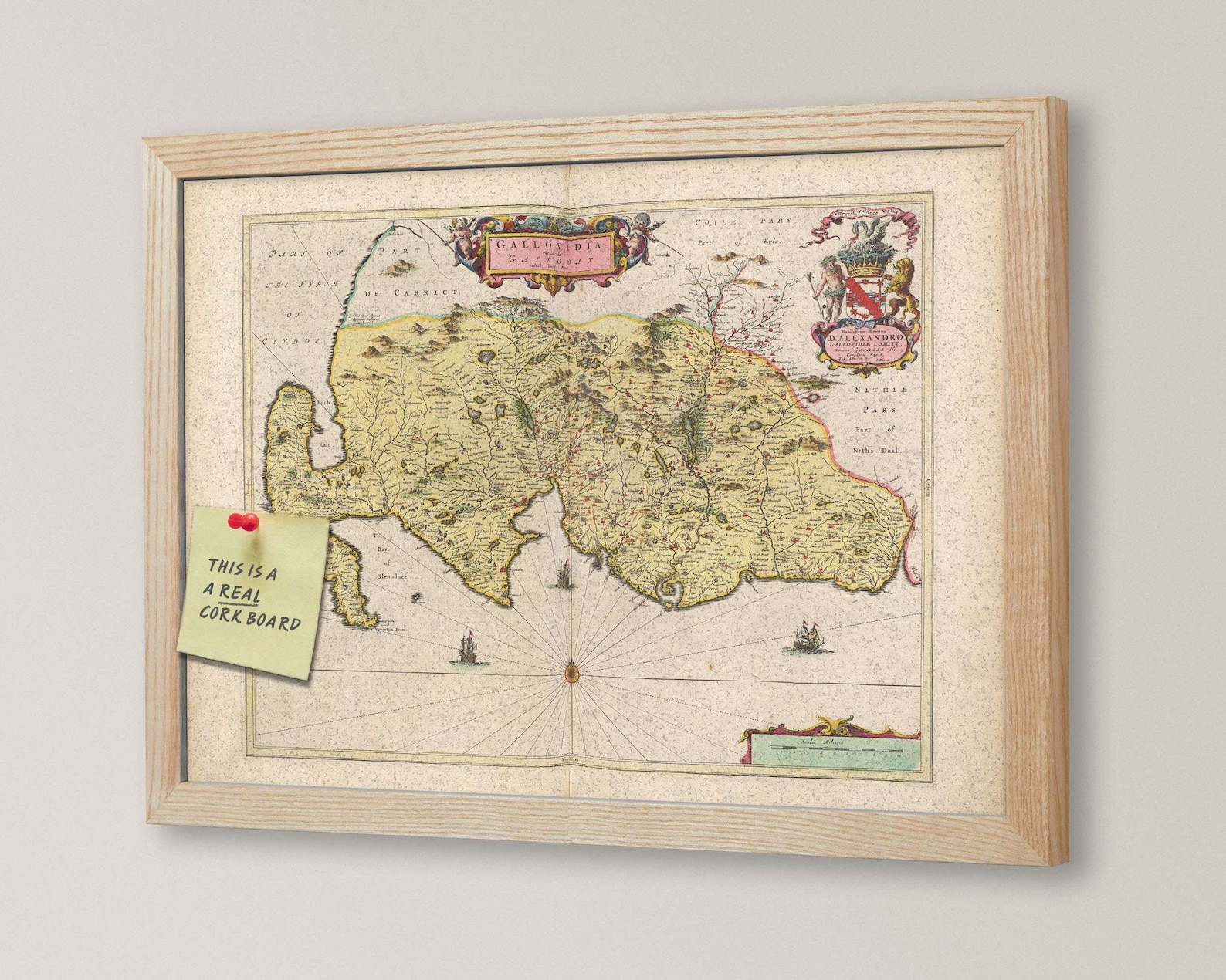 Dumfries and Galloway Old Map Wigtown Newton Stewart - Etsy