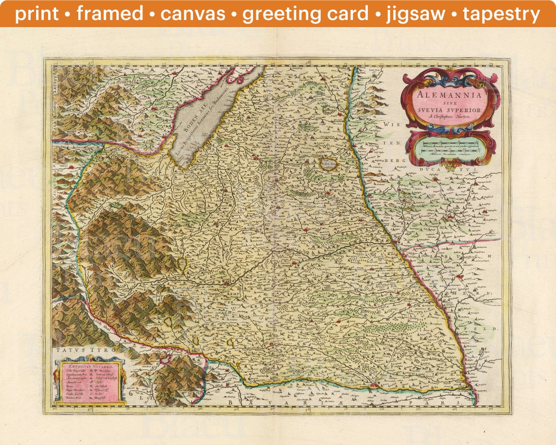 Map of Germany | Bad Waldsee, Biberach an Der Ri, Altusried, Bad ...