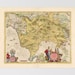 Old Map Piedmont | Asti, Torino, Alessandria, Vercelli, Casale ...