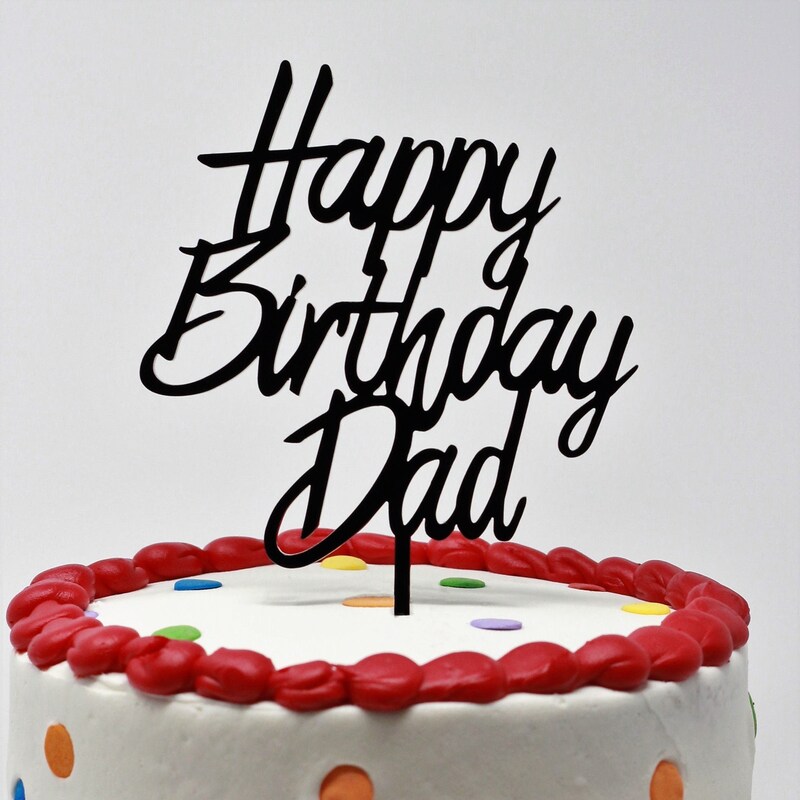 Dad Cake Topper - Etsy