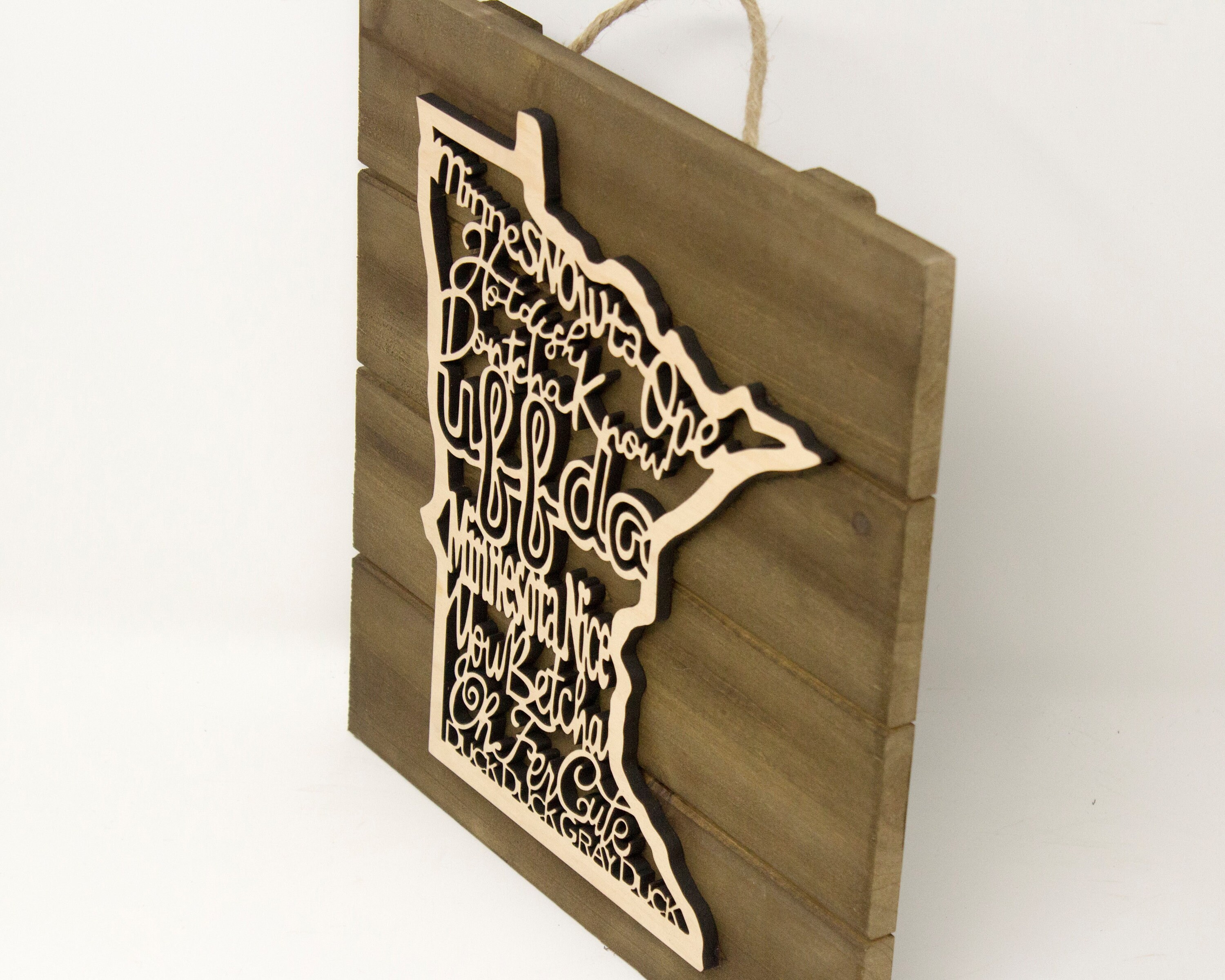 Minnesota Sayings Wall Sign | Etsy