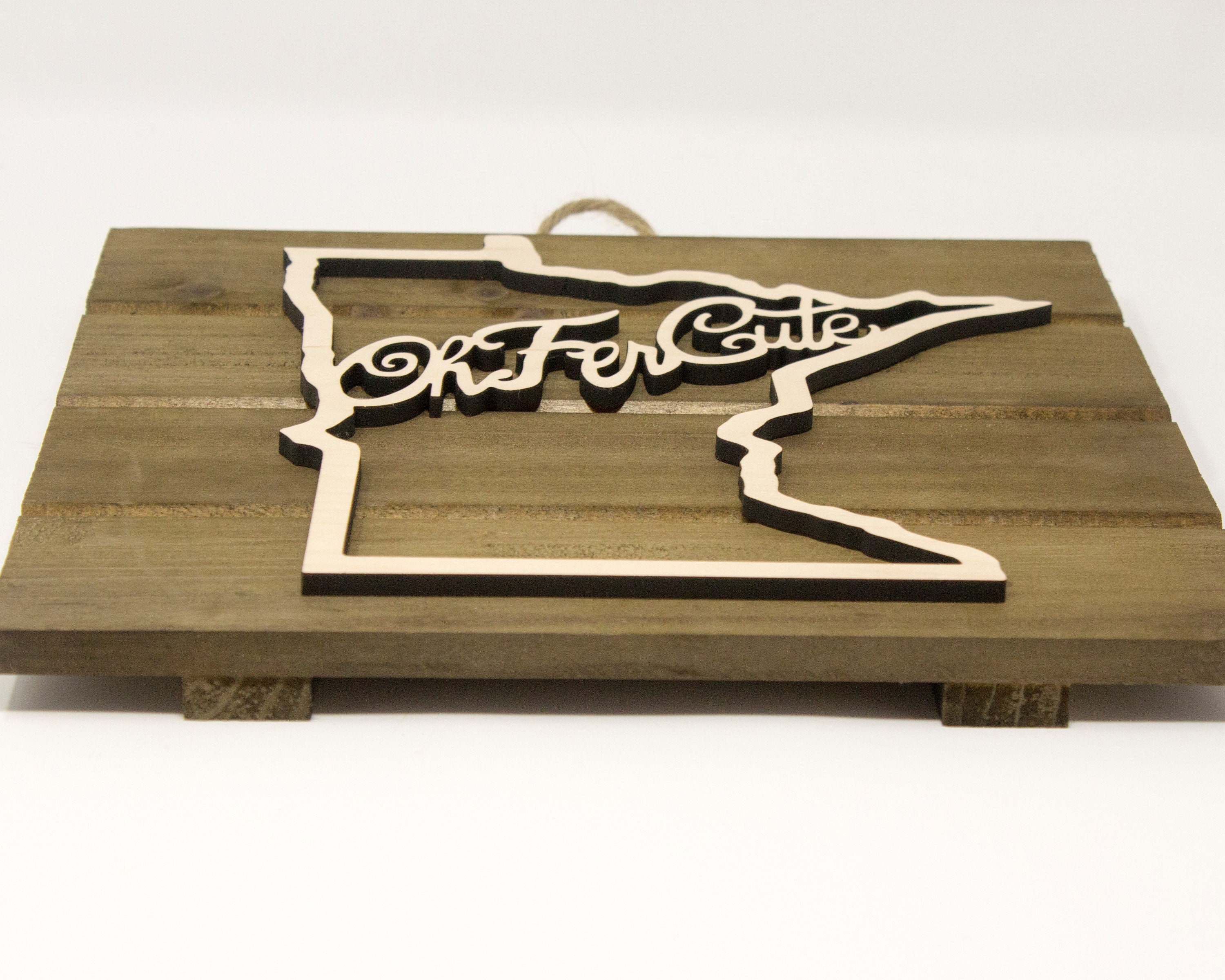 MN Oh Fer Cute Sign - Etsy