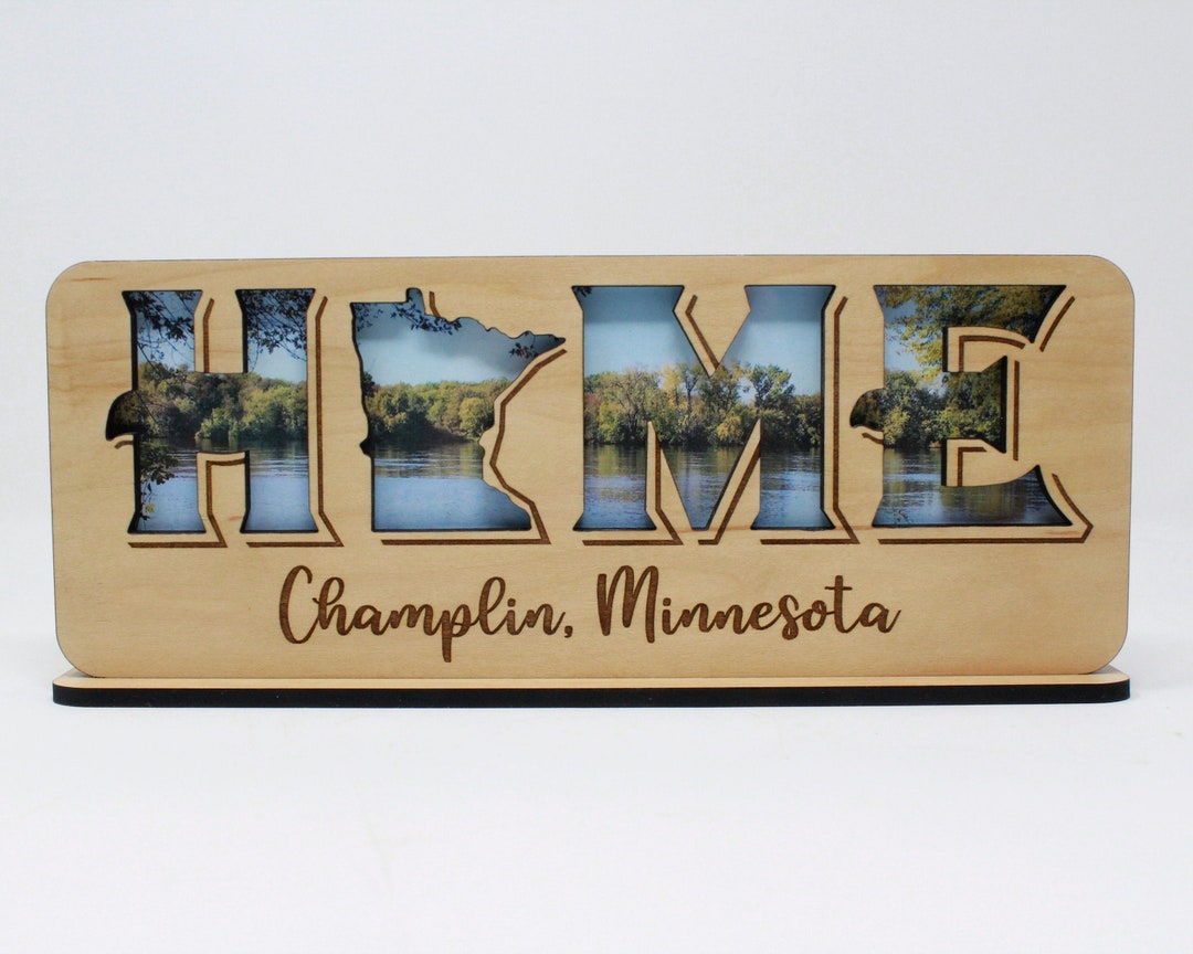 MN Home Picture Frame Personalized - Etsy