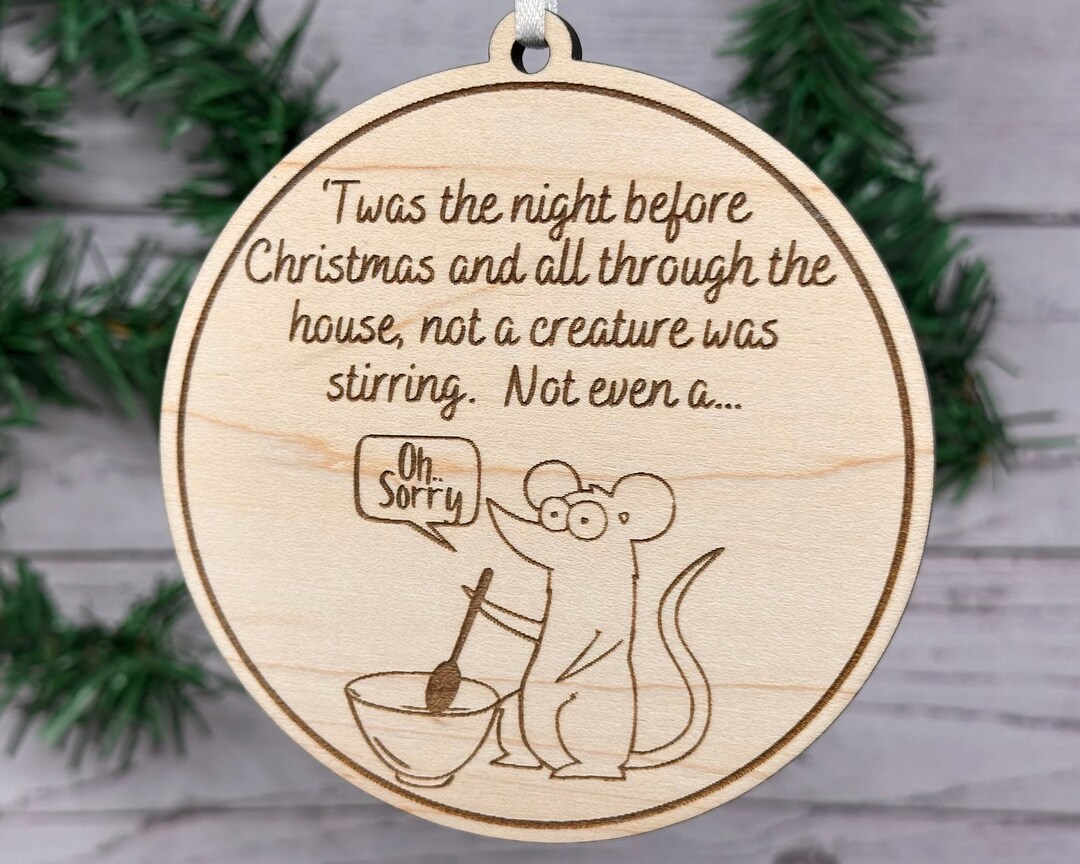 Funny Night Before Christmas Ornament - Etsy