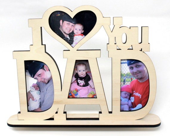 I Love You Dad Picture Frame | Etsy