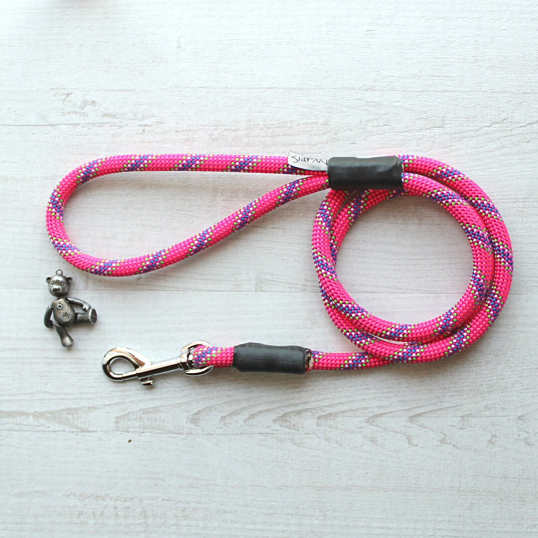 Climbing Rope Dog Leash ORIGINAL // 4ft Leash // Pink - Etsy