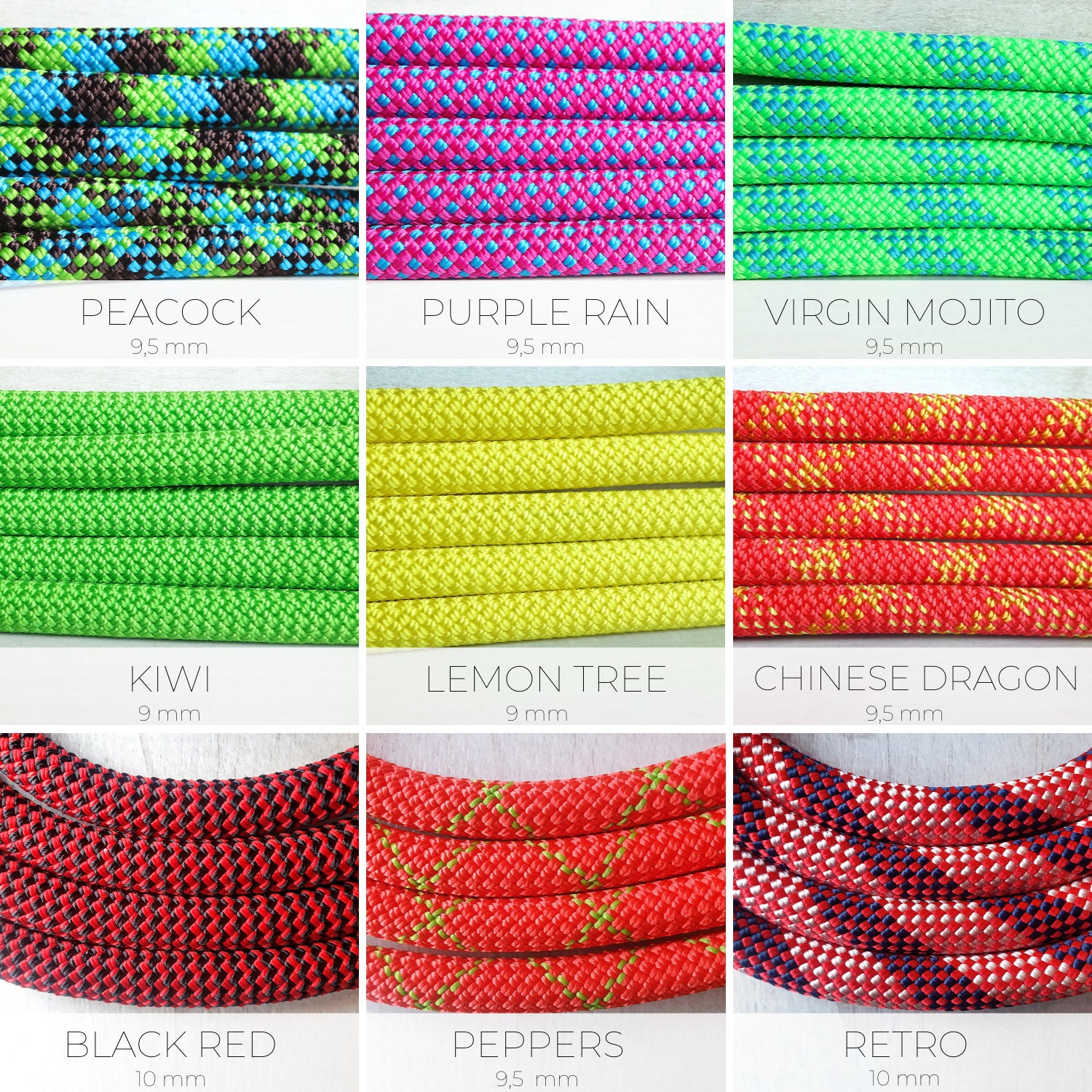 Climbing Rope Dog Leash ORIGINAL OUTDOOR With Carabiner // Custom Made ...