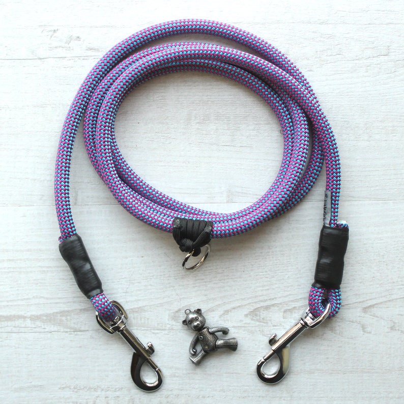Climbing Rope Adjustable Dog Leash FLEXI // Multi-function Dog Leash ...