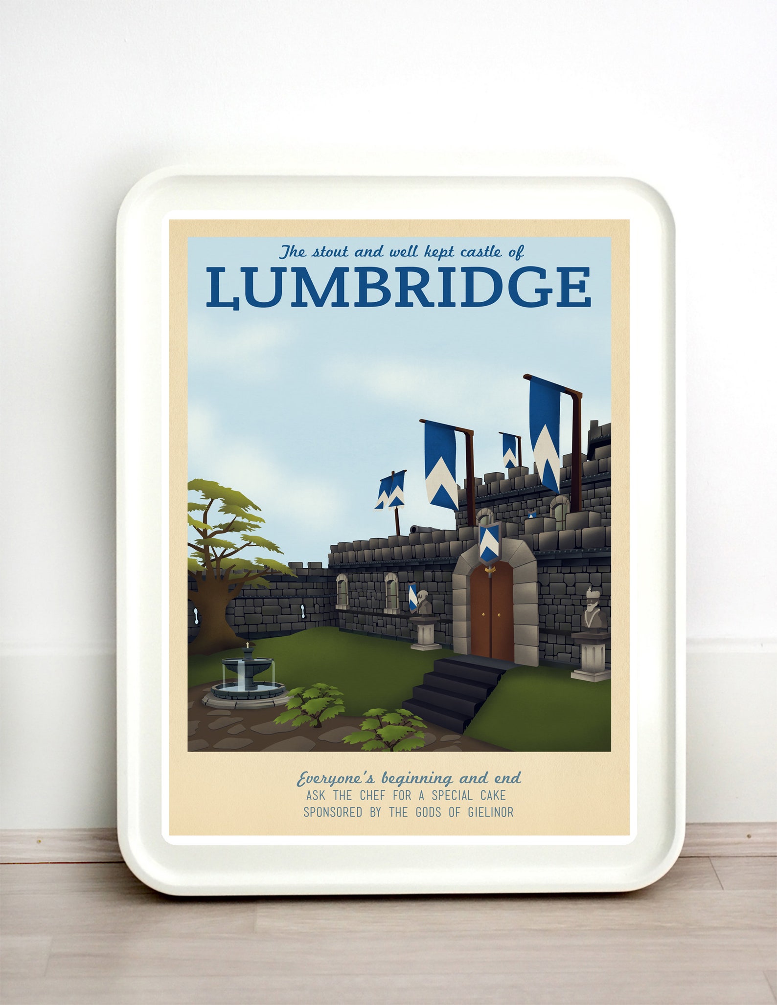 Retro Travel Poster Runescape Set of 4 MANY SIZES - Etsy