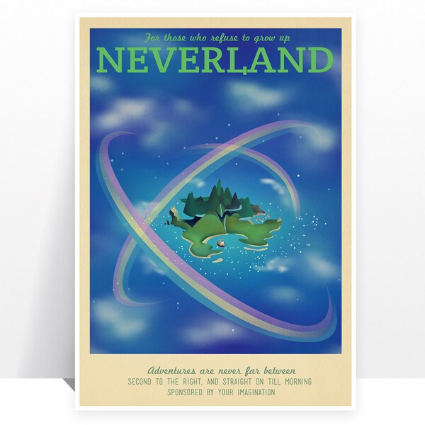 Neverland Print - Etsy