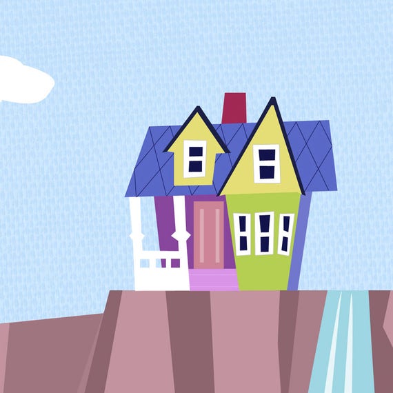 Pixar Up House Paradise Falls