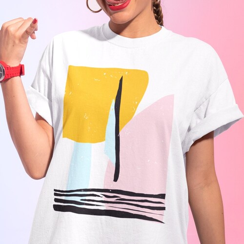 Abstract Tshirt Art Drawing Shirt Aesthetic Graphic Tee - Etsy