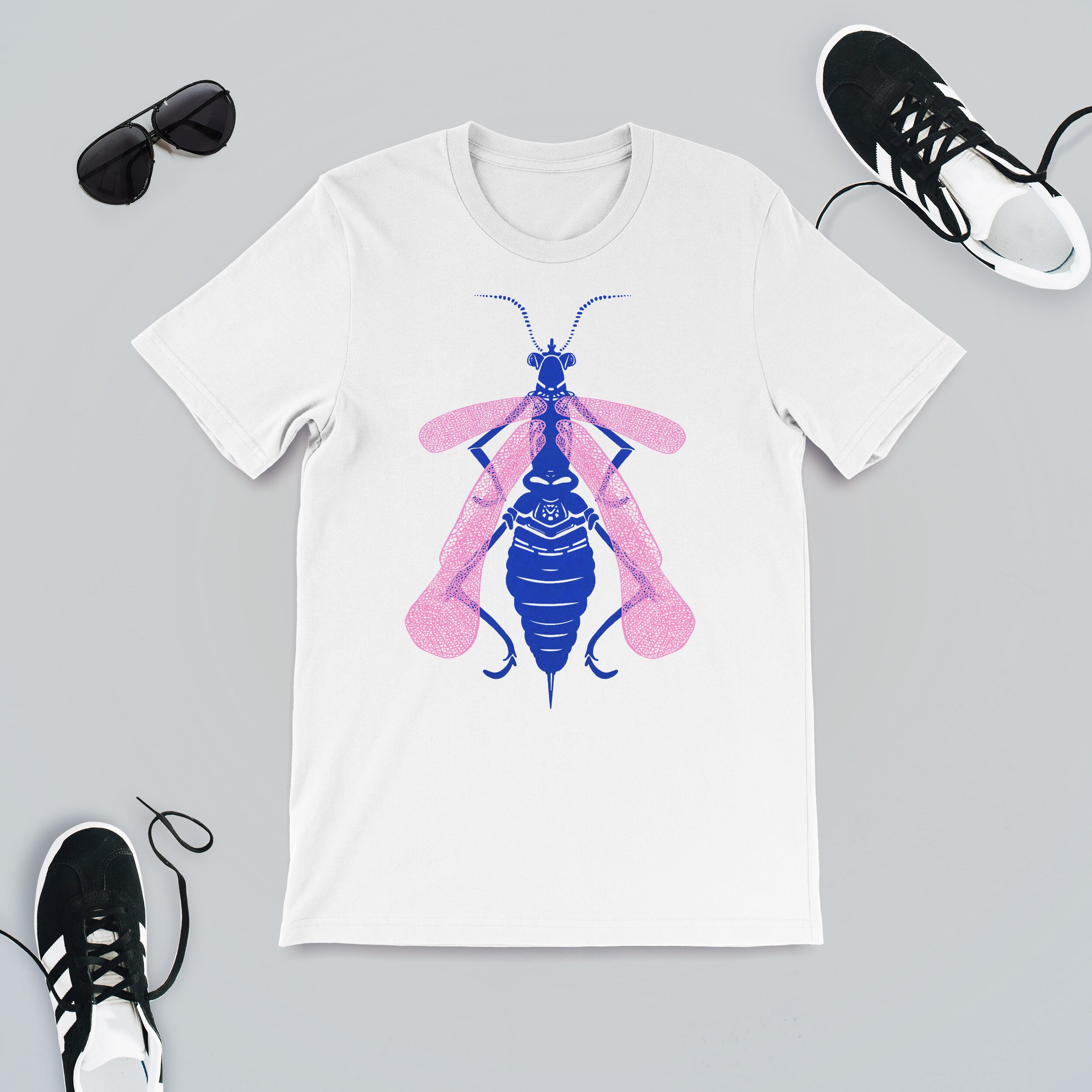 Bug Tshirt, Insect Shirt, Line Drawing Shirt, Dragonfly Art, Minimalist ...