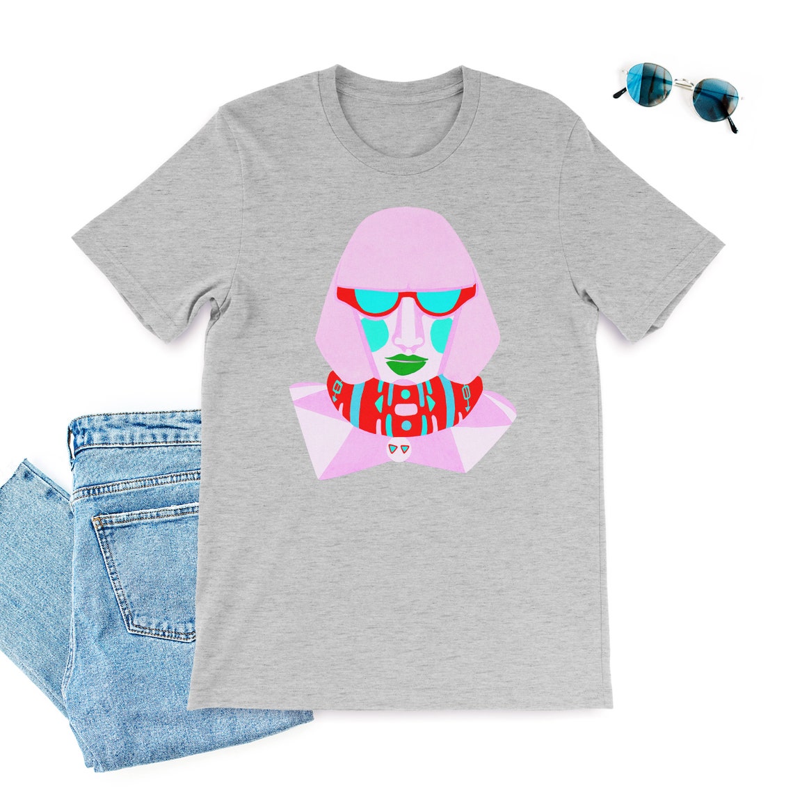 80s Tee Art on Shirt80s Stylegraphic Printed Tshirtretro - Etsy UK