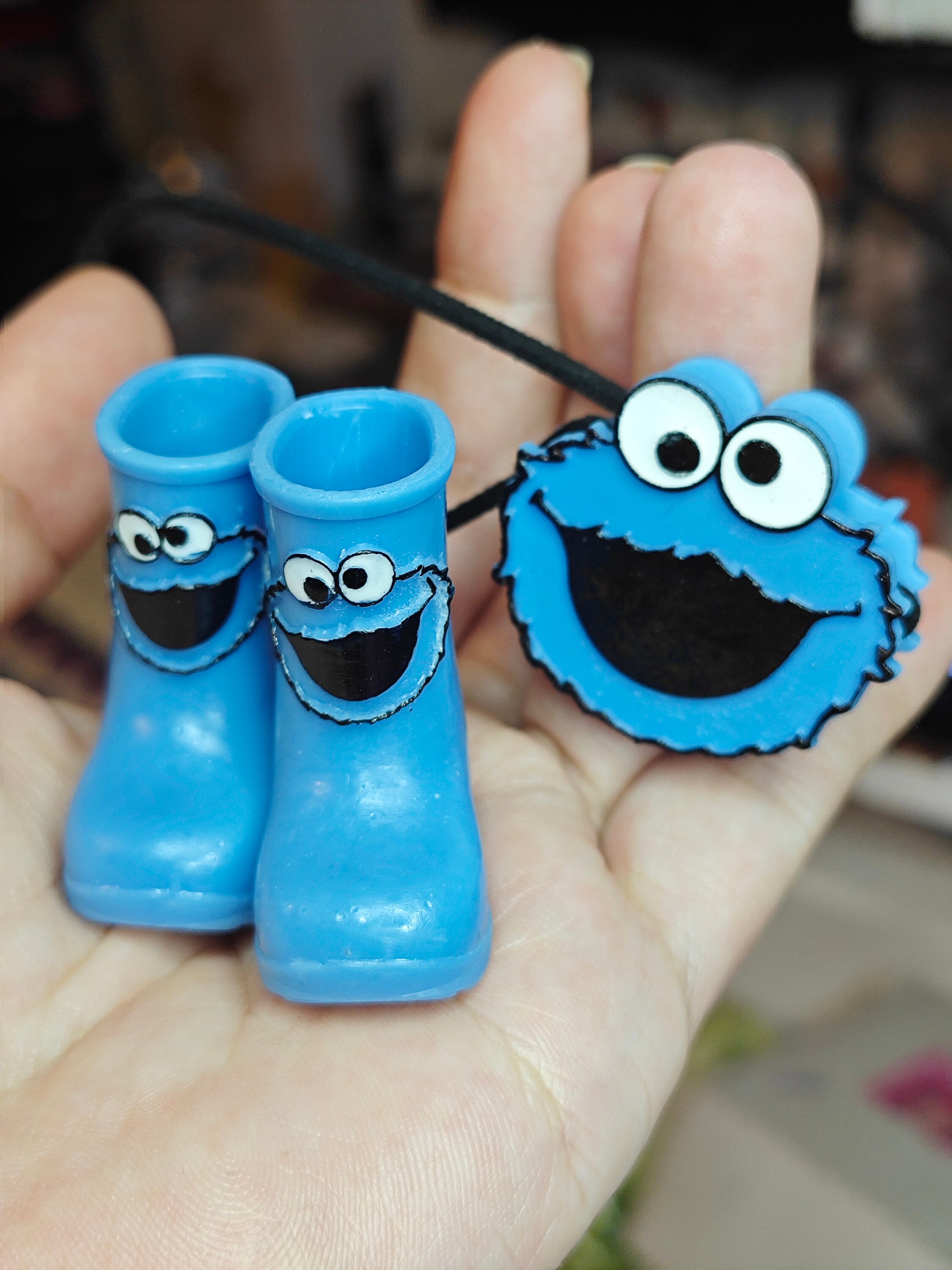 Sesame Street Boots cookie Monster Sesame Street triki - Etsy