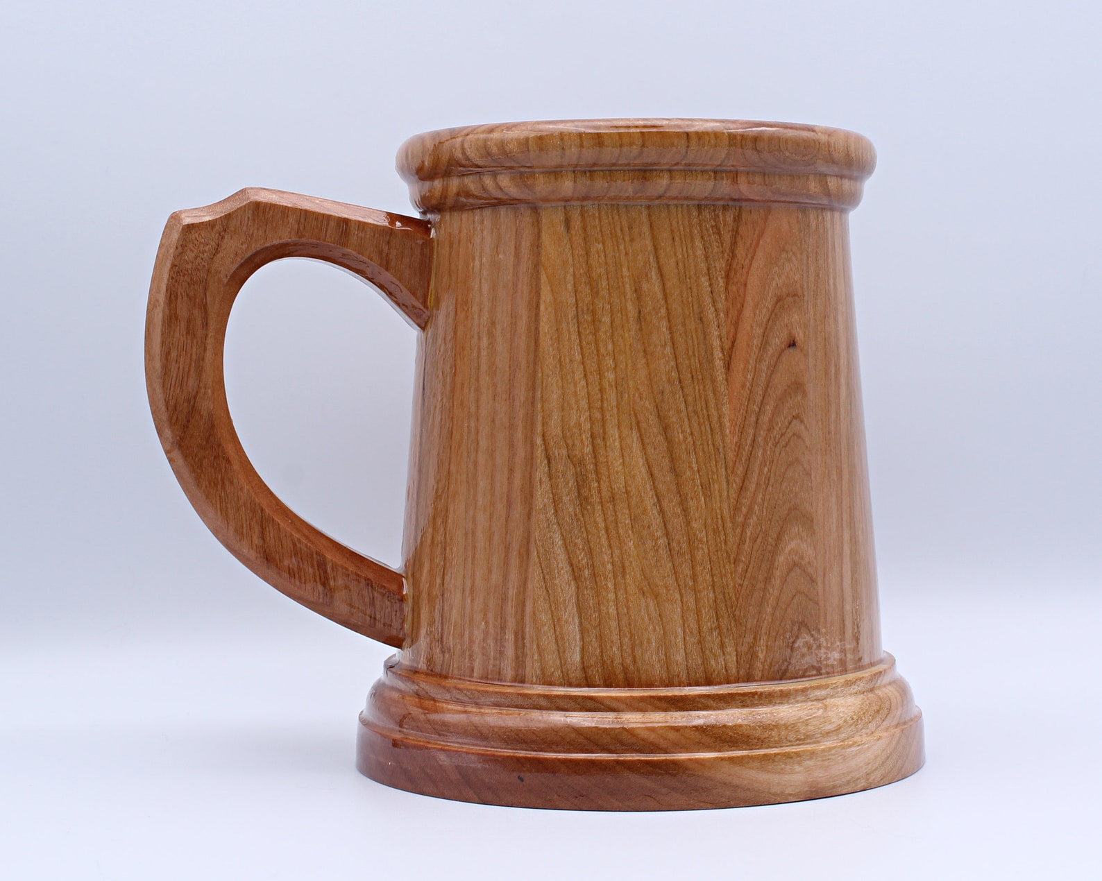 Tavern Style Tankard Handmade From Cherry Wood With an Epoxy | Etsy