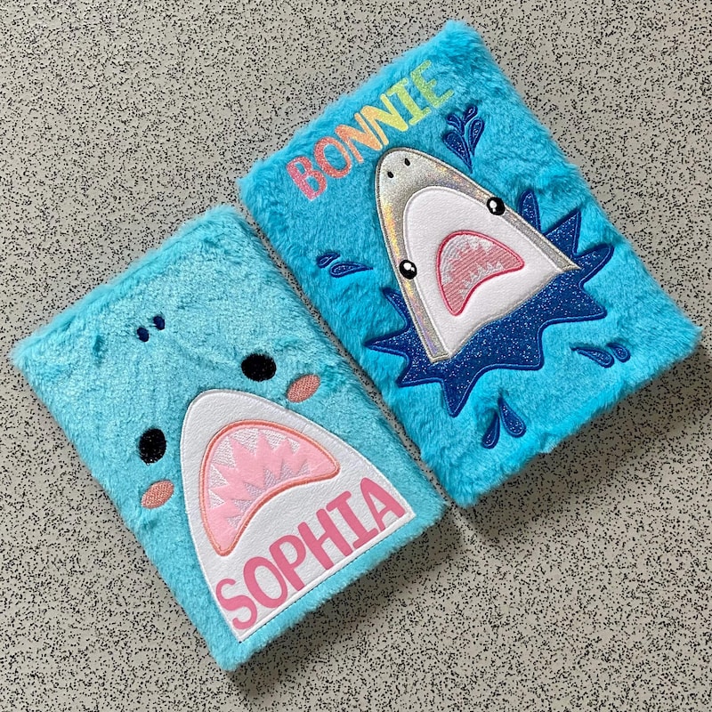 Cute Diary With Shark - Etsy UK