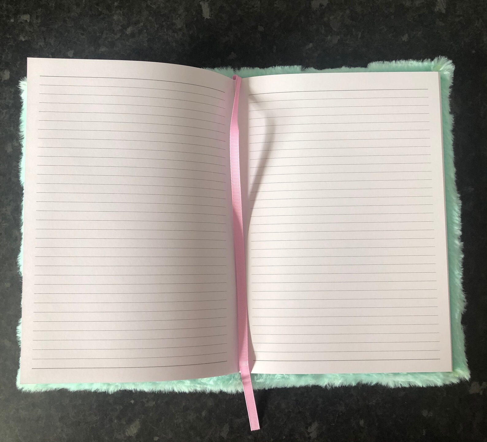 Fluffy Rainbow Notebook Personalised Plush Novelty Note Book - Etsy UK