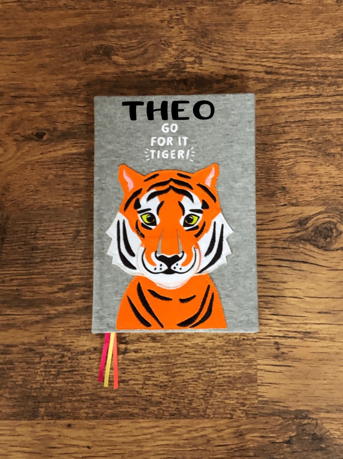 Tiger notebook personalised A5 notebook big cat note book | Etsy