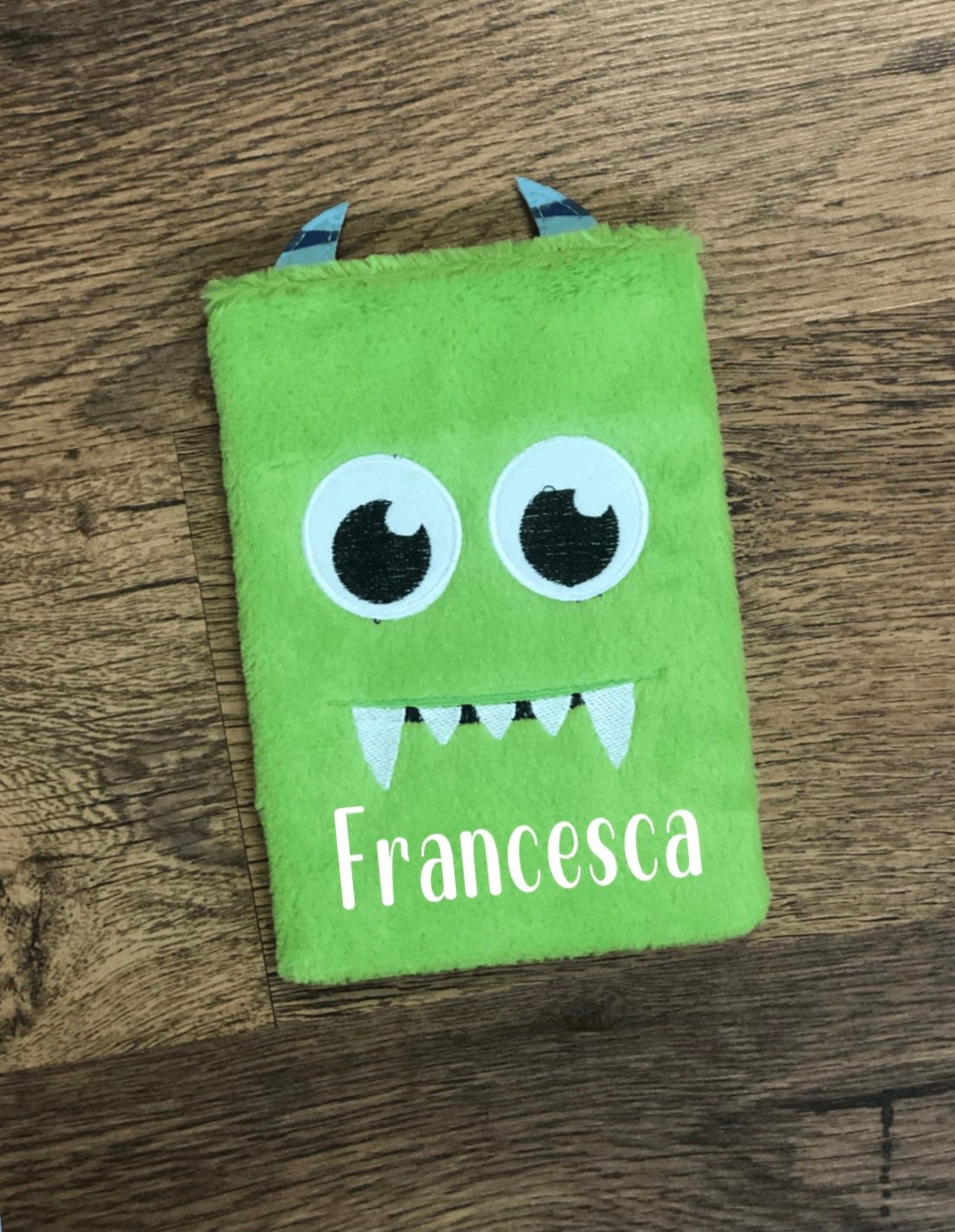 Fluffy Monster Notebook Personalised Plush Novelty Note Book - Etsy UK