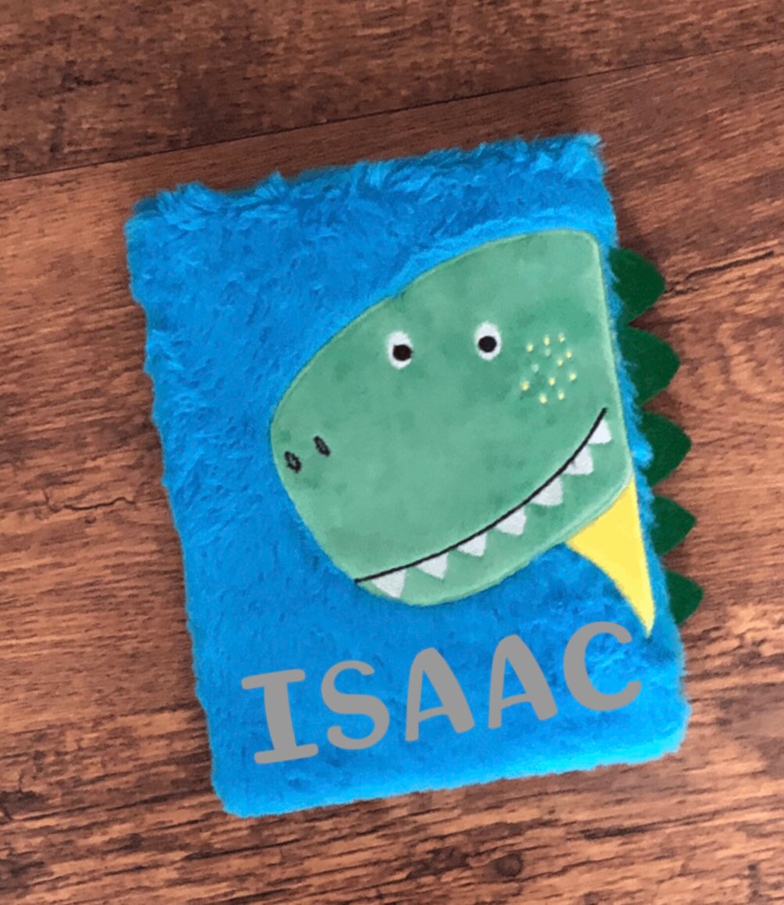 Dinosaur Notebook Personalised Fluffy Novelty Note Book - Etsy UK