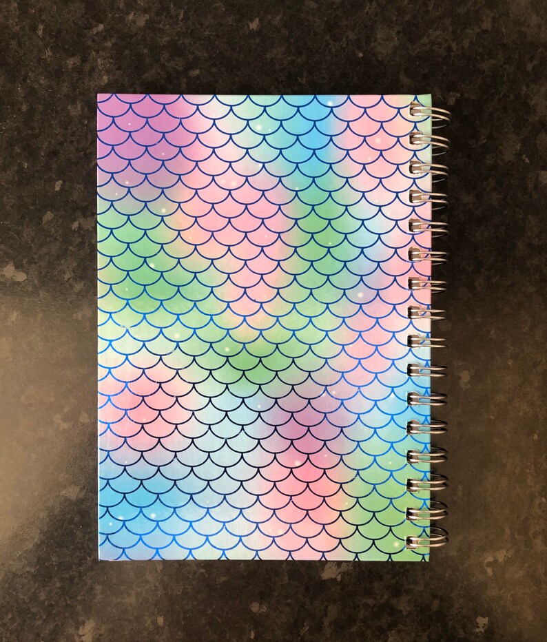 Mermaid Notepad Personalised A5 Fun Notebook Note Book | Etsy UK