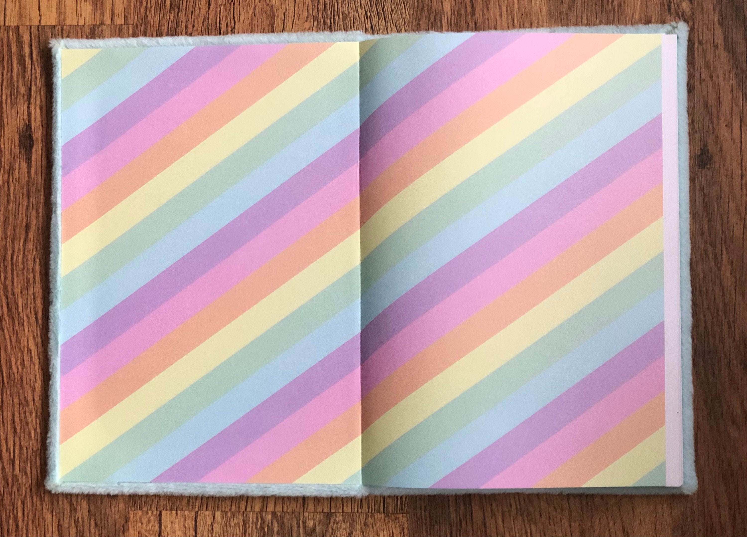 Unicorn Fluffy A4 Notebook Personalised Plush Novelty Note - Etsy UK