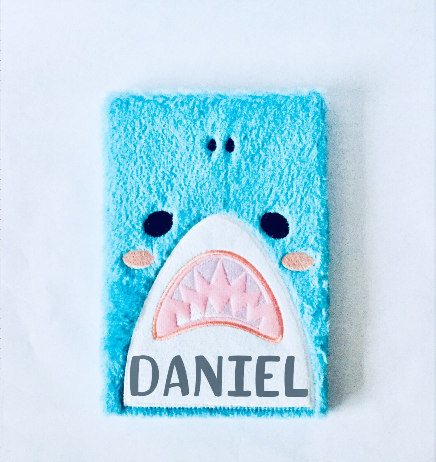 Fluffy Shark Notebook Personalised Plush Novelty Note Book - Etsy Australia