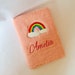 Rainbow Fluffy Notebook, Personalised Plush Novelty Note Book, Girls A5 ...