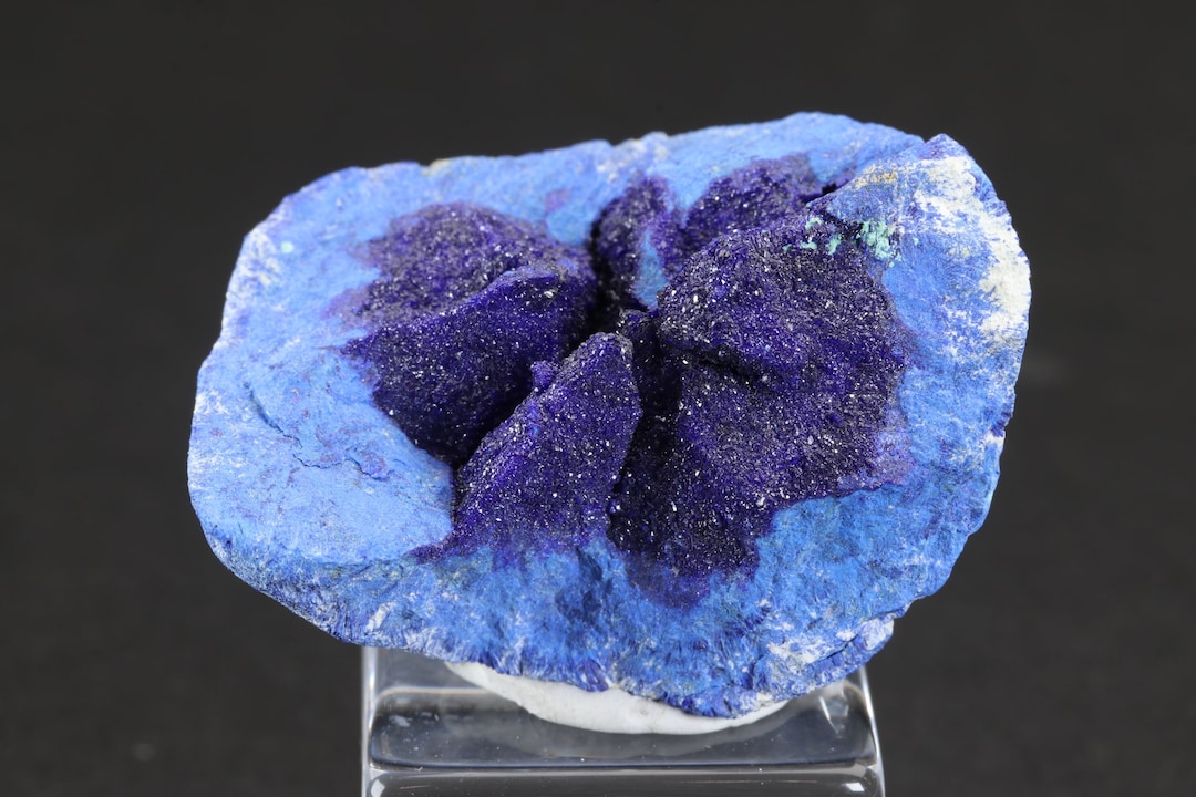 Russian Azurite Geode - Azurite Crystal Nodule From Mikheevskiy Mine ...