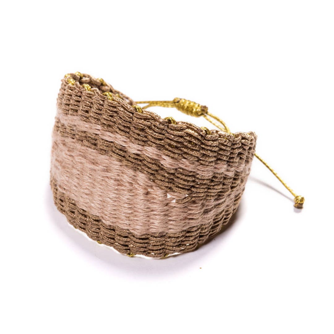 Textile Cuff, Handwoven Bracelet, Statement Bracelet, Contemporary ...