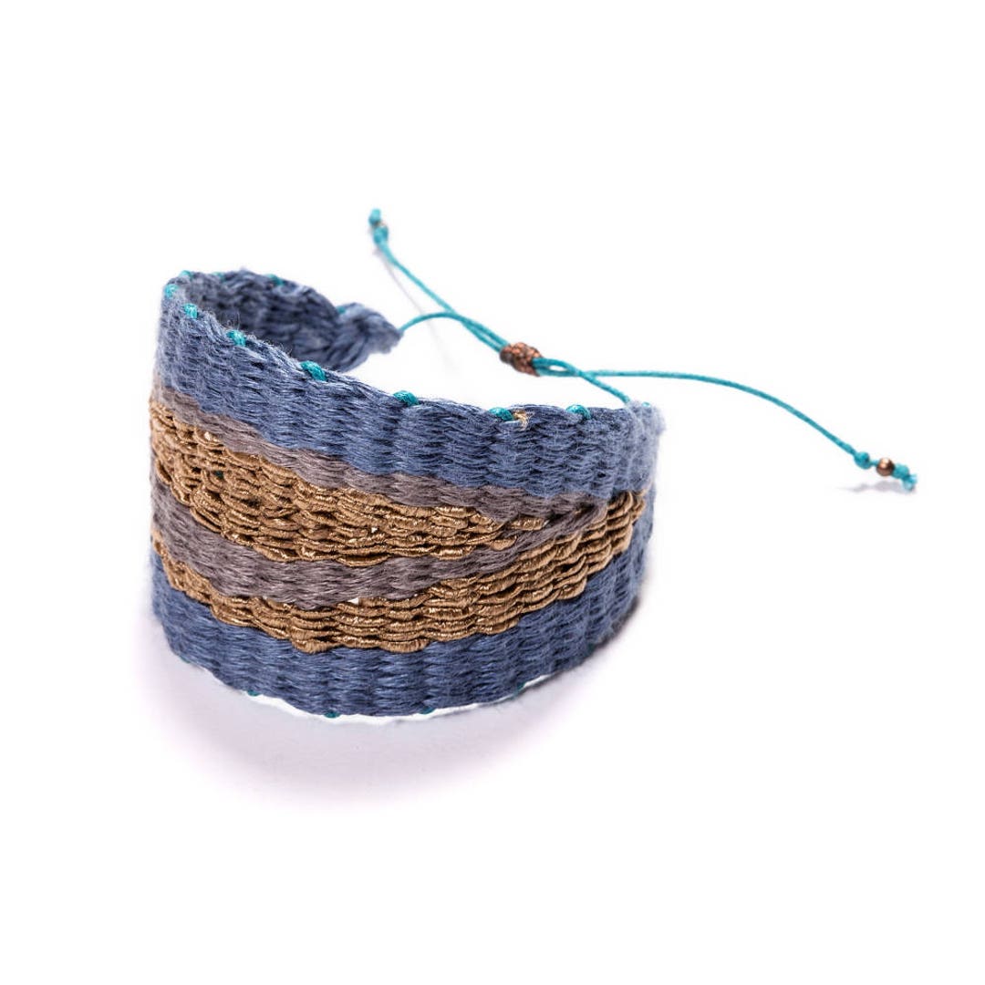 Textile Cuff, Handwoven Bracelet, Statement Bracelet, Contemporary ...