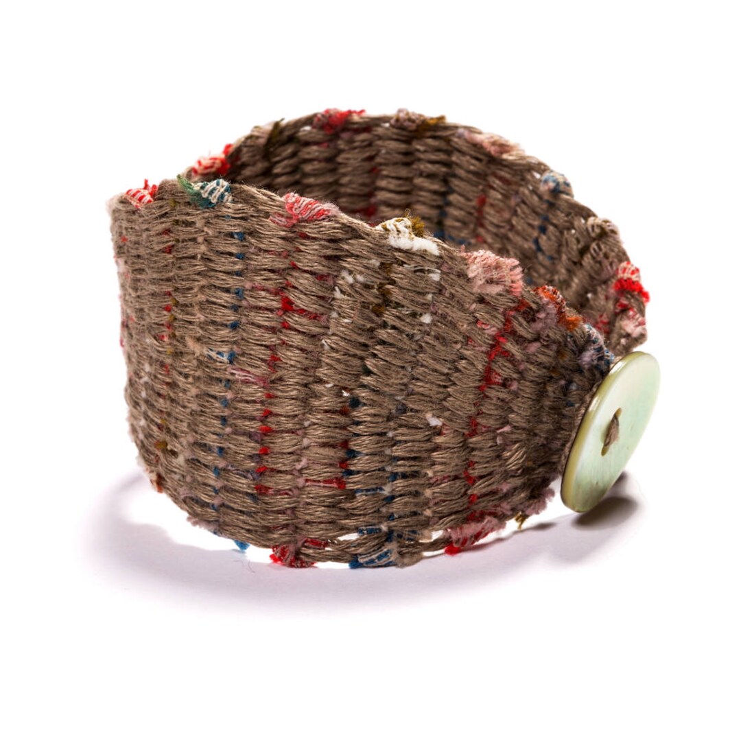 Handwoven Jewelry, Limited Edition, Textile Bracelet, Art Jewelry ...