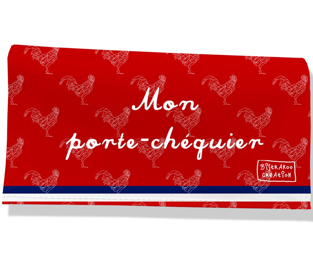 Red French Collection Cheque Holder - Etsy