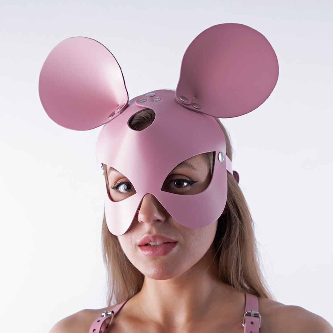 Mouse Mask Carnival Mask Leather Mask Sex Mask Leather Etsy