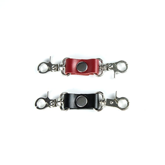 Leather Double Fixation Strap With Carabiners - Etsy