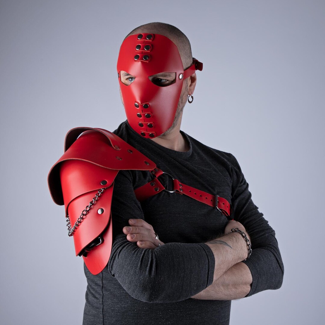 Gladiator Harness, Shoulder Armor, Male Harness, Leather Armor ...
