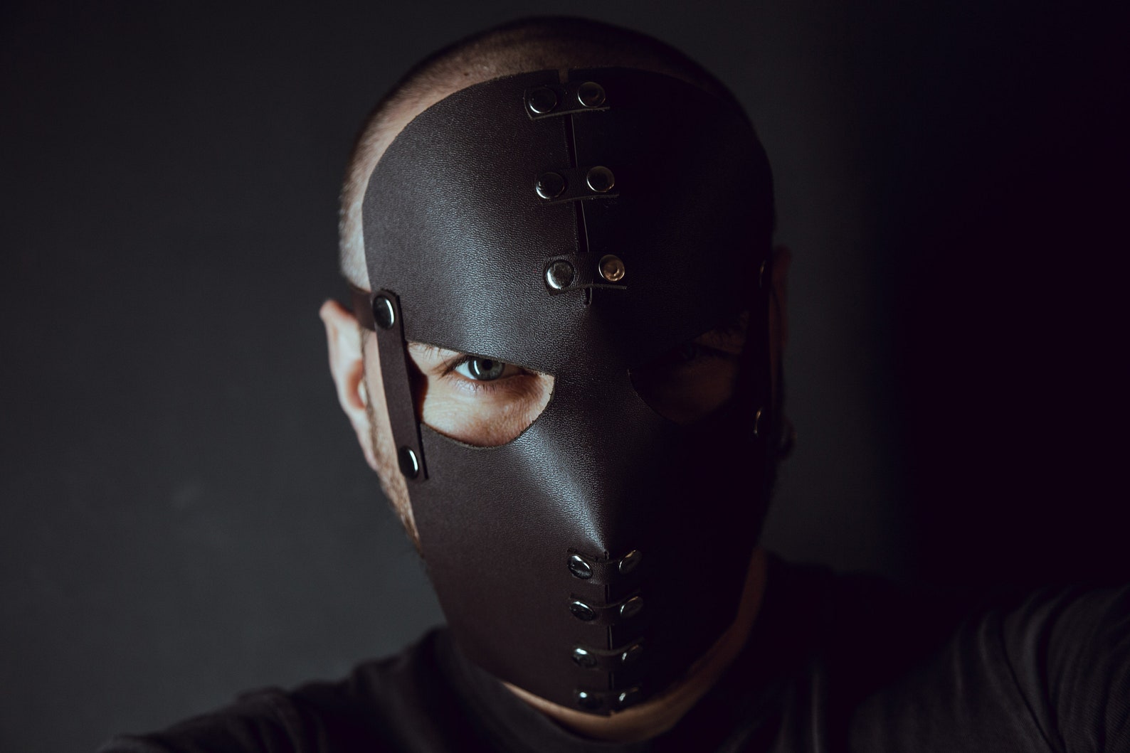 Leather Men's Gladiator Mask Gladiator Helmet Warrior - Etsy