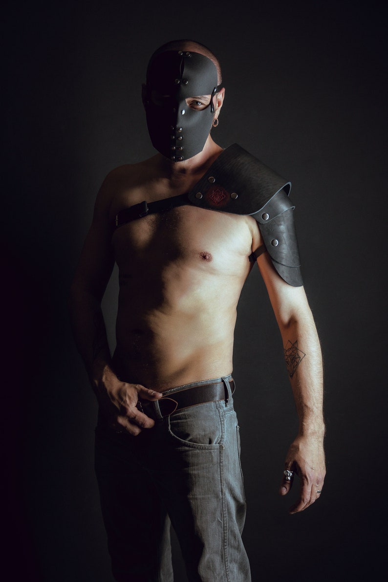 Leather Men's Gladiator Mask Gladiator Helmet Warrior - Etsy Australia