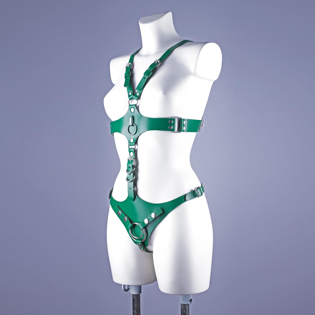 Strap On Harness Dominatrix Outfit Bdsm Harness Strapon Harness 8661